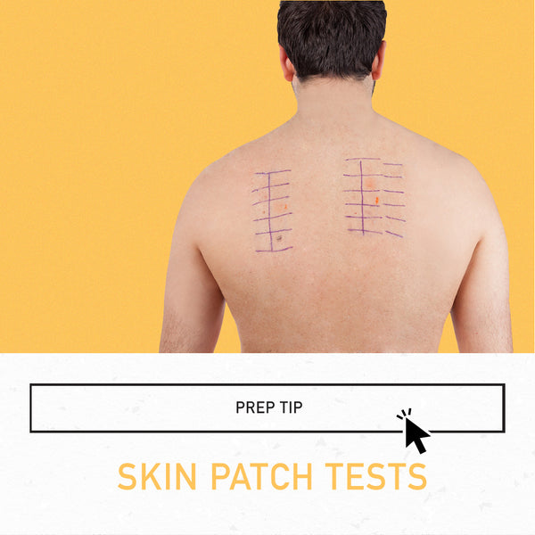 How To Do a Proper Skin Patch Test Before Applying a Toupee - Sunshine Tape