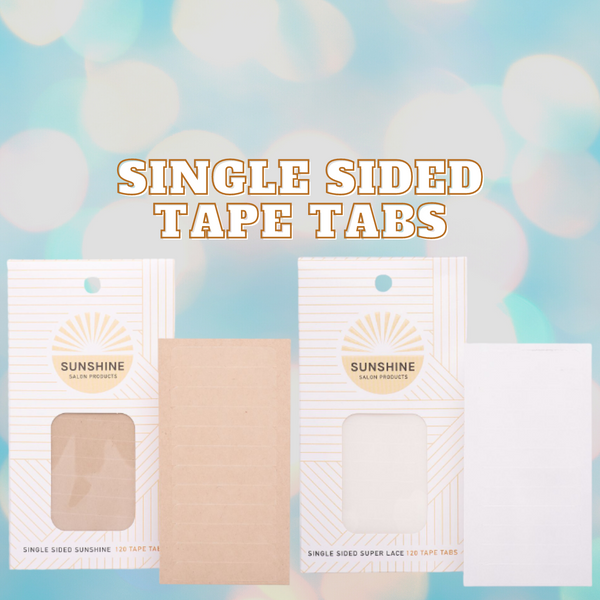 Our Single-Sided Tape Tabs for Tape-In Hair Extensions - Sunshine Tape